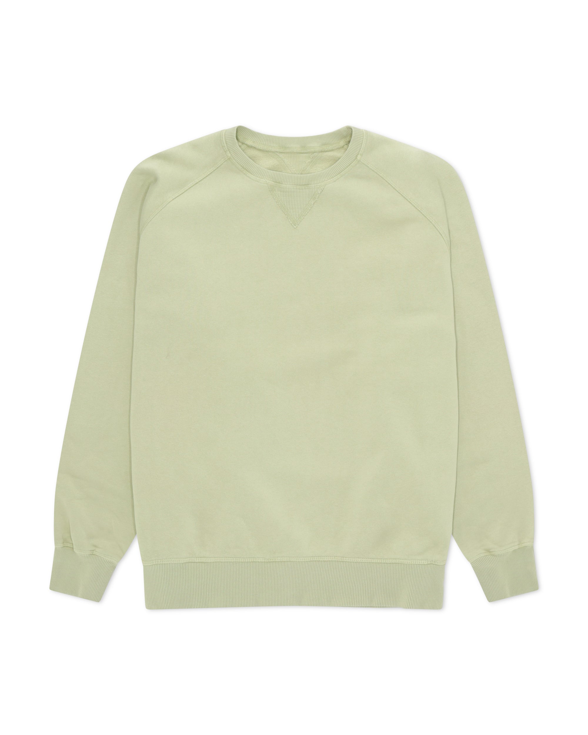 Harvard Crew Neck Fleece Jersey Sweatshirt with Raglan Sleeves